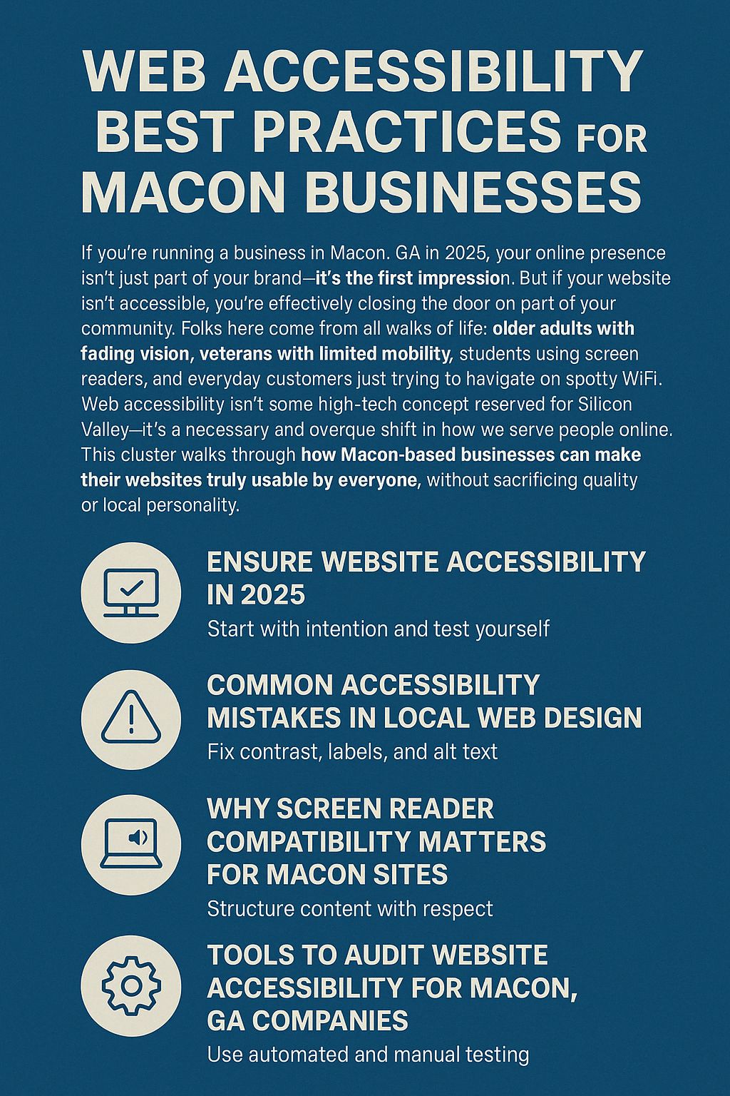 Web Accessibility Best Practices for Macon Businesses - Southern Digital Consulting